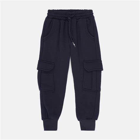 Детские штаны карго для мальчика Poyraz 182139 104 см Темно синие Lv2200004833354 Брендовая