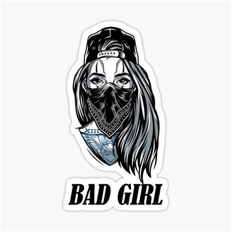 Bad Girl Rebel Girl Sticker For Sale By Mrx1920 Redbubble
