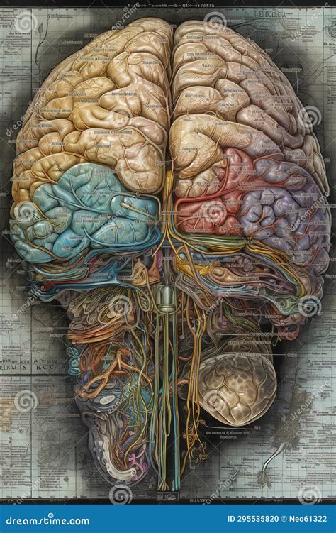 The Prefrontal Cortex Of The Brain S Executive Center Generative Ai Stock Illustration