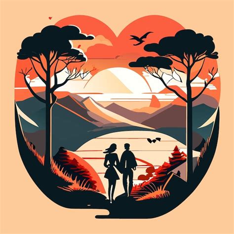 Premium Vector Love Vector Illustration Flat
