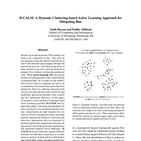 D Calm A Dynamic Clustering Based Active Learning Approach For