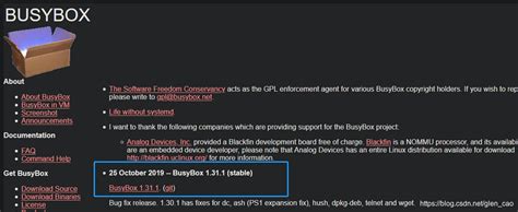 Linux学习笔记（14）——使用busybox构建根文件系统linux内核文件系统挂载失败会进入busybox吗 Csdn博客