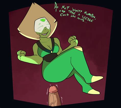 Rule 34 Alien Breasts Clothed Dialogue Gem Species Green Skin Imminent Sex Peridot Steven