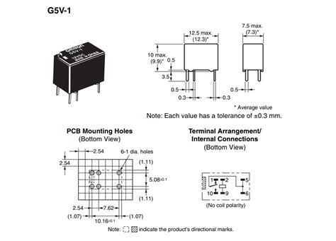 Cxt Từ ý Tưởng đến Sản Phẩm G5v 1 Dc12 Omron Relay 1a 12v 6 Chân