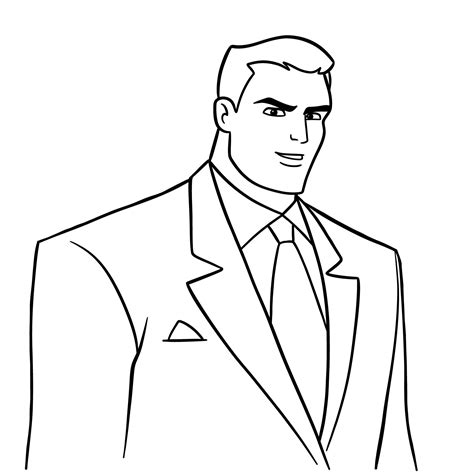 How To Draw Bruce Wayne From Batman Caped Crusader