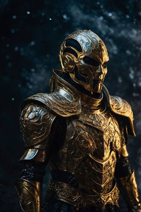 Warriors Emerge From Shadows In Golden Armor Stock Image Image Of Dramatic Ornate 348292977