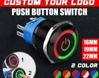 MM Light Up LED Push Button Switch Etsy