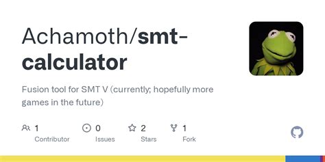GitHub Achamoth Smt Calculator Fusion Tool For SMT V Currently Hopefully More Games In The