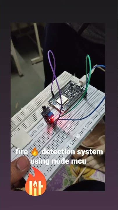 iot based fire 🔥 detection system using node mcu youtube