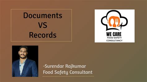 Documentation Vs Records