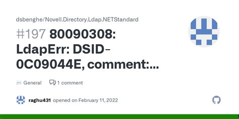 80090308 Ldaperr Dsid 0c09044e Comment Acceptsecuritycontext Error