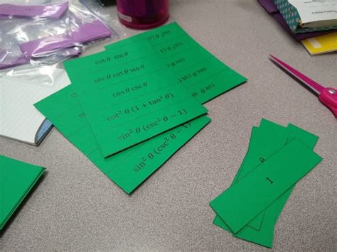 Trig Identities Matching Activity Math Love