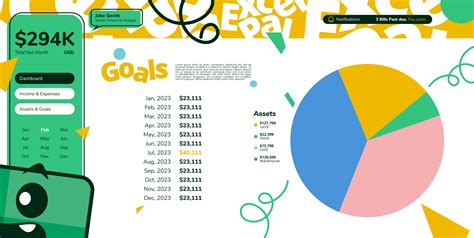 Personal Finance Tracker Dashboard Excelpal