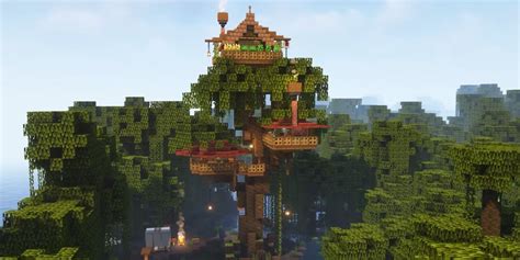 Jungle Tree 2 Blueprints For Minecraft Houses Castles