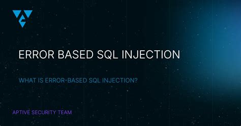 Sql Injection Aptive