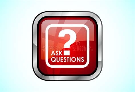 Ask Questions Button Suitable For Mobile App And Website Ui Design