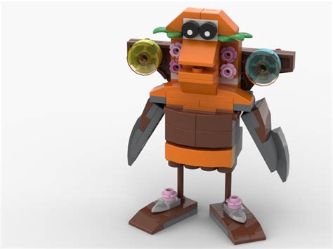 lego moc duck robot by natsumisato rebrickable build with lego