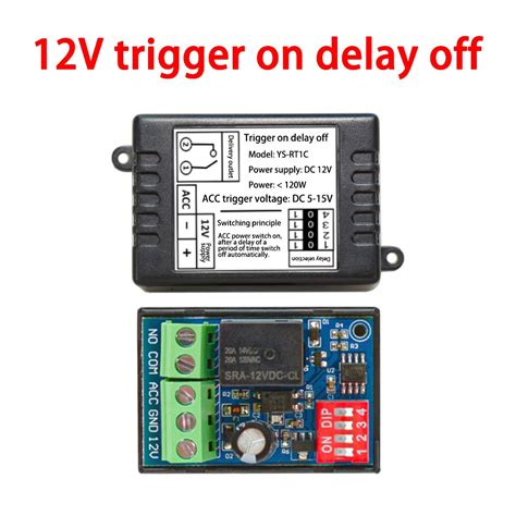 Pcbfun Dc12v Car Time Delay Relay Module Trigger Delay Onoff Switch Module 20℃ ~ 70℃ Shopee
