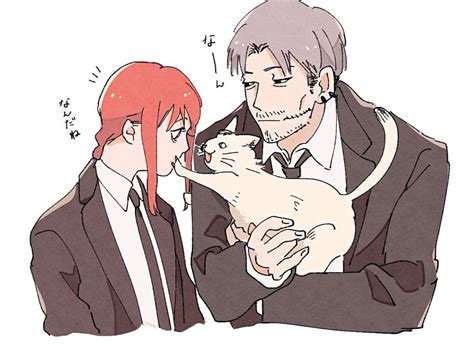 Makima And Kishibe Chainsaw Man Drawn By Sensui N Danbooru