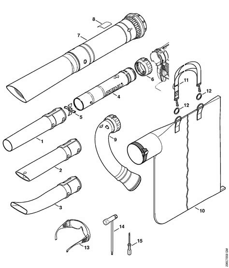 Exploring The Stihl BG56C Blower A Visual Parts Diagram