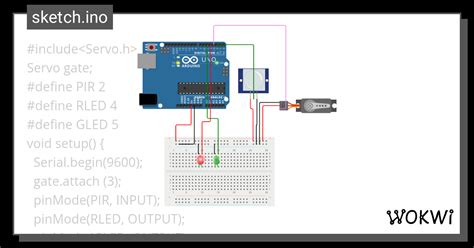 Pir Sensor Wokwi Esp32 Stm32 Arduino Simulator