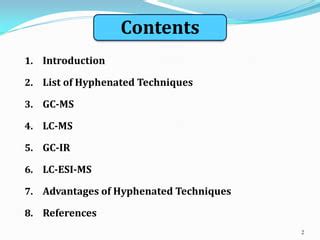 Hyphenated Techniques GCMS LCMS GCIR PDF Hyphenated Techniques GCMS LCMS GCIR PDF
