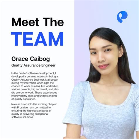Prostrive On Linkedin Meettheteam Qualityassurance Teamplayer