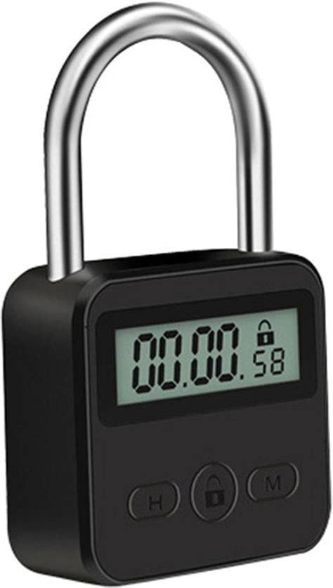 Metal Timer Lock Usb Rechargeable Lcd Display Time Lock 99 Hours Max Timing For Adult Game