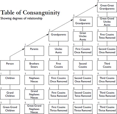 Colonial Bytes Consanguinity The Degree Of Genealogical Relationships