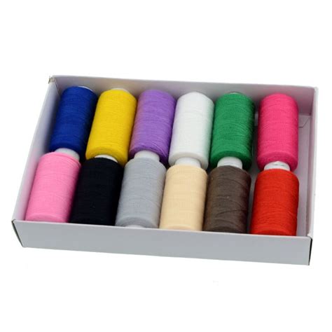 12 colors diy thread hand machine sewing thread grandado