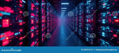 Quantum Data Flow Visualized With Particles And Waves Advanced Tech Science Stock Image