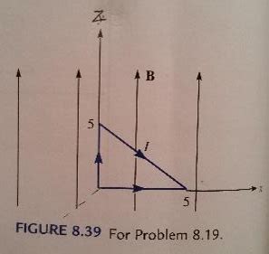 Solved A Triangular Loop Is Placed In The X Z Plane As Chegg Com