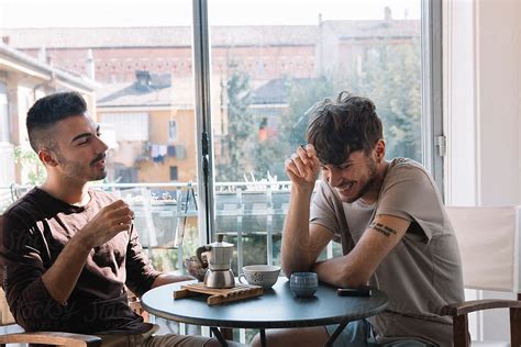 Gay Couple In Morning By Stocksy Contributor Studio Serra Stocksy