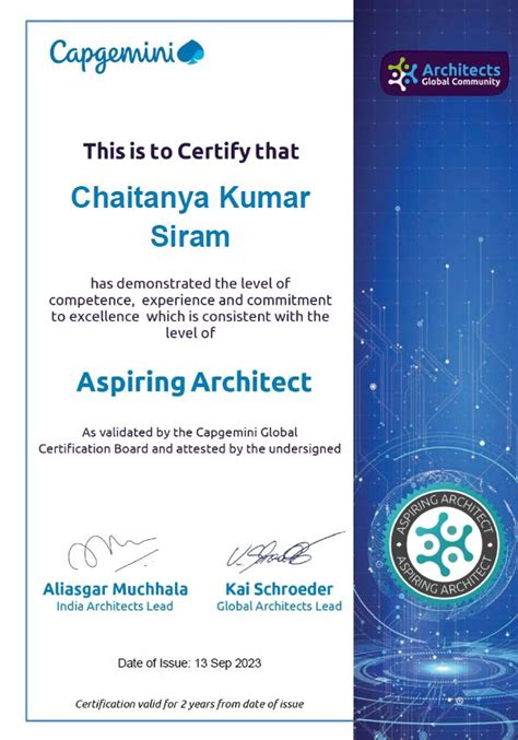 Chaitanya Kumar On Linkedin Capgemini Capgeminiindia Architect Getthefutureyouwant