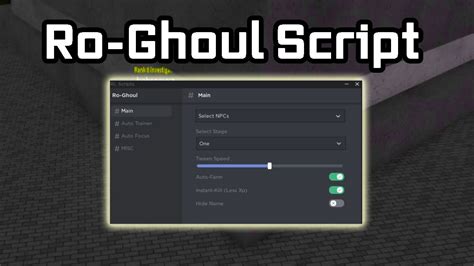 Ro Ghoul Script Auto Farm Auto Trainer Auto Focus YouTube