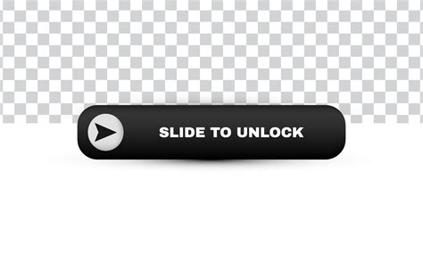 Unique Realistic Slide Unlock Buttons Mobile Device 3d Design Isolated On 11004724 Vector Art At