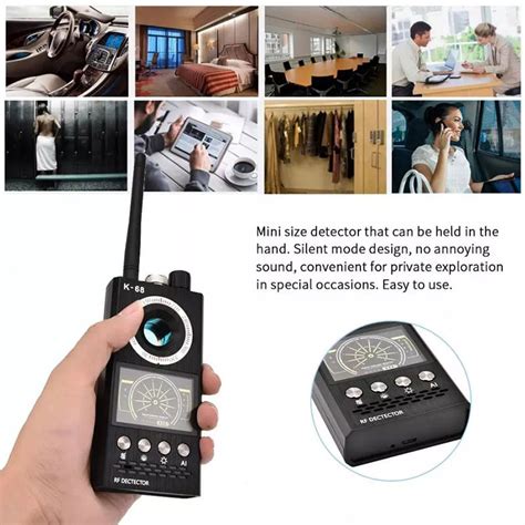 Spy Camera Detector K68 Rf Detector And Camera Finder Hidden Gps Tracker Asleesha