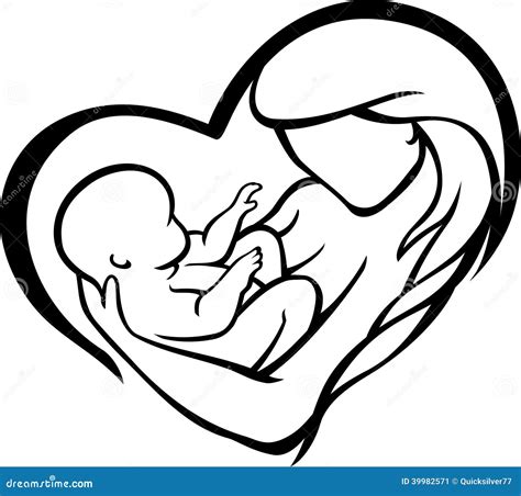 Mother S Love Stock Illustration Illustration Of Mother 39982571