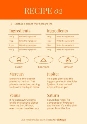 Clam Recipes Cookbook Google Slides PowerPoint