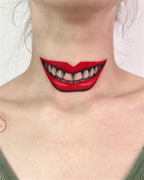 15 Throat Tattoos For Women That Make A Bold Statement