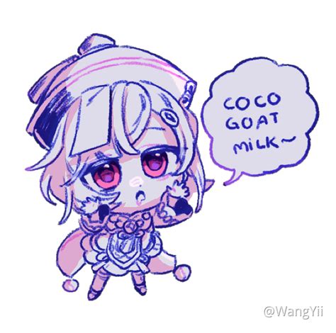 Qiqi Wants Coconut Milk Genshin Impact Hoyolab