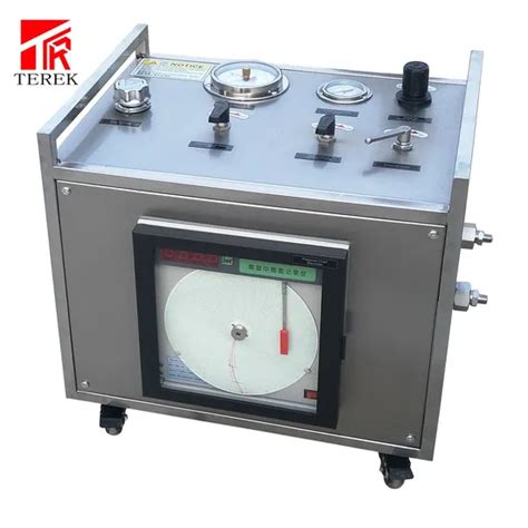 Terek Pneumatic Hydrostatic Pressure Test Pump With Round Chart Recorder For Industry Hydro