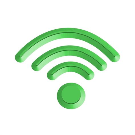 Premium Vector Wifi Icon Connection 3d Realistic