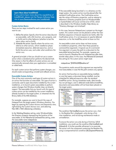 Types Of Msi Custom Actions Pdf
