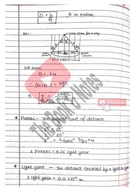 Units And Measurements Part 1 Class 11 Chapter 2 Physics Handwritten Notes Ctet