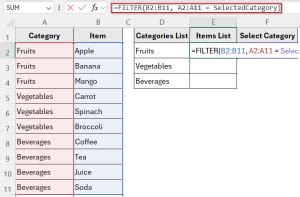 How To Create A Dynamic Dependent Drop Down List In Excel Excel Insider
