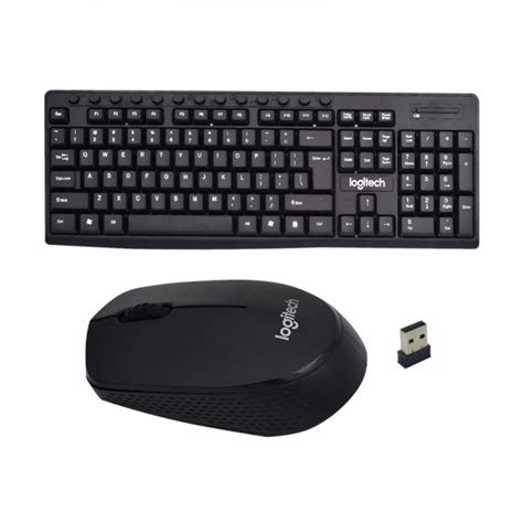 صفحه کلید و موس بی سیم طرح لاجیتک مدل Mk290 هرمز رایانه