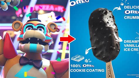 Fnaf Security Breach Characters And Their Favorite Ice Cream Youtube
