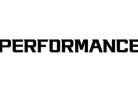 PERFORMANCE Font Free Font Download