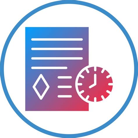 Premium Vector Vector Design Project Deadline Icon Style
